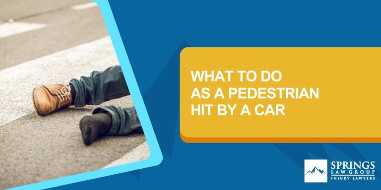 What To Do As A Pedestrian Hit By A Car