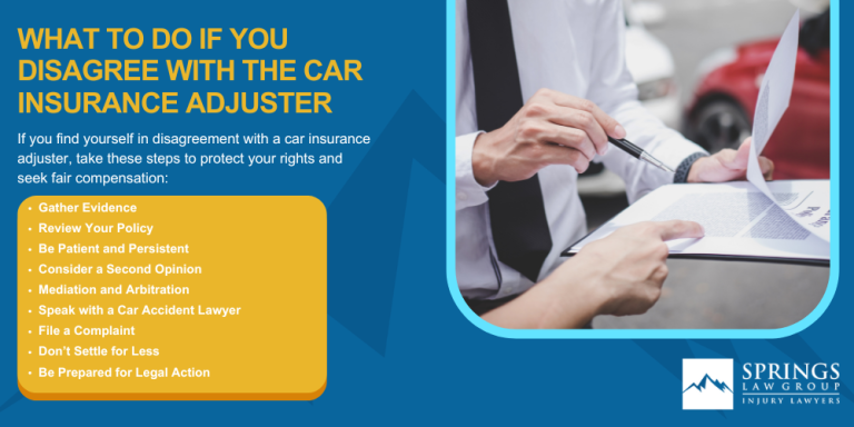 What To Do If You Disagree With A Car Insurance Adjuster